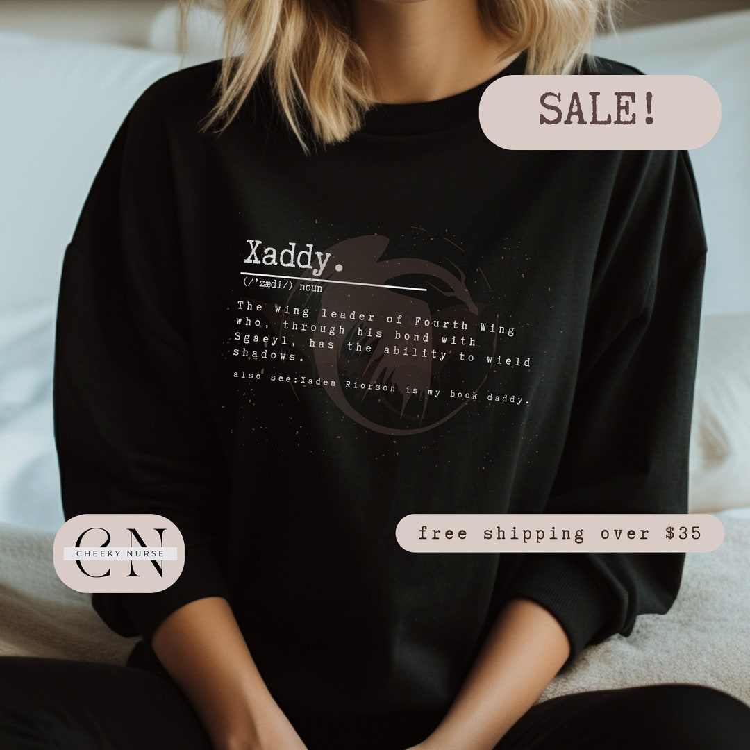 Xaddy Sweater Fourth Wing Sweater Iron Flame Sweatshirt Fourth Wing ...