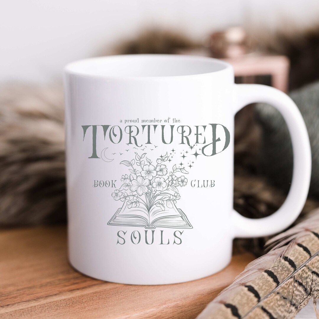Tortured Souls Mug, Tortured Poets, Book Lover Gifts, I'm Booked, Cozy ...