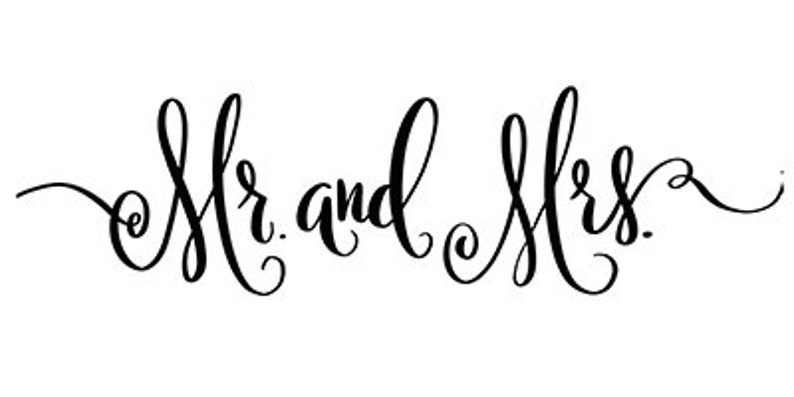Mr and Mrs Calligraphy PNG Digital Download - Etsy Canada