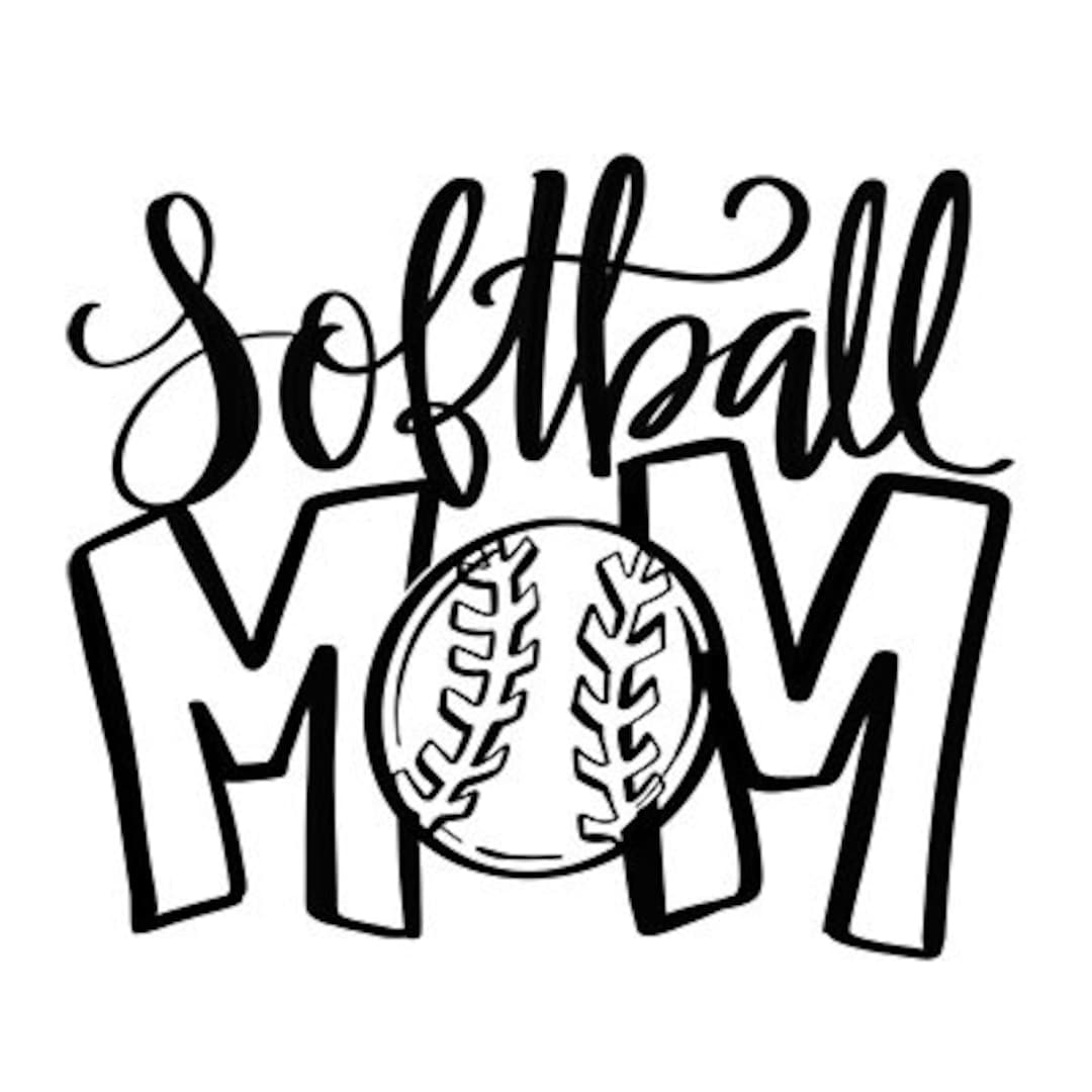 Softball Mom PNG Digital Download - Etsy