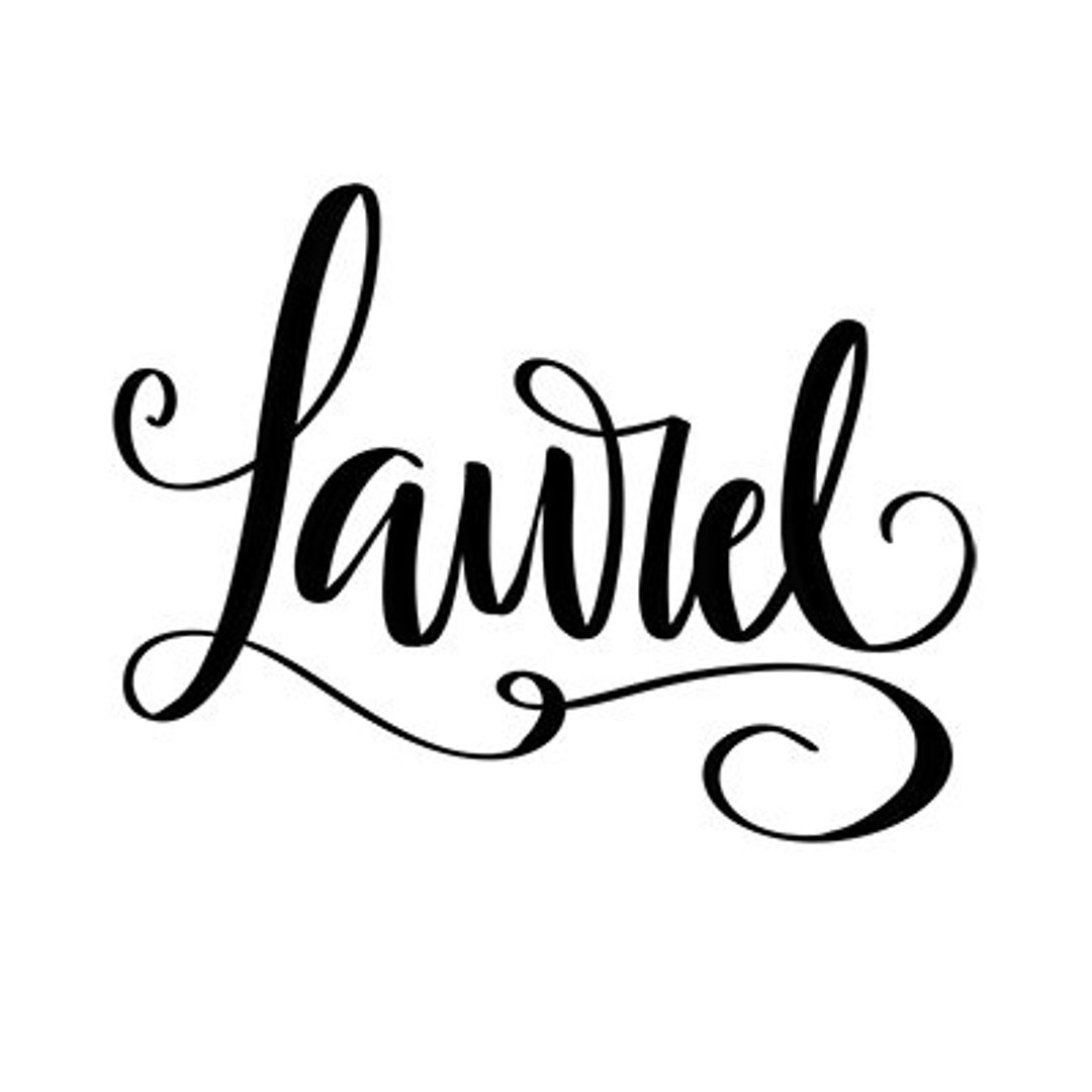 Laurel Calligraphy PNG Digital Download - Etsy