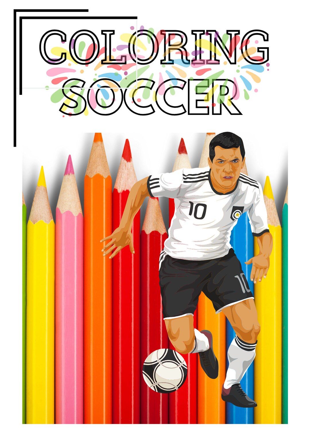 Soccer Coloring Book for Kids Football Fans - Etsy