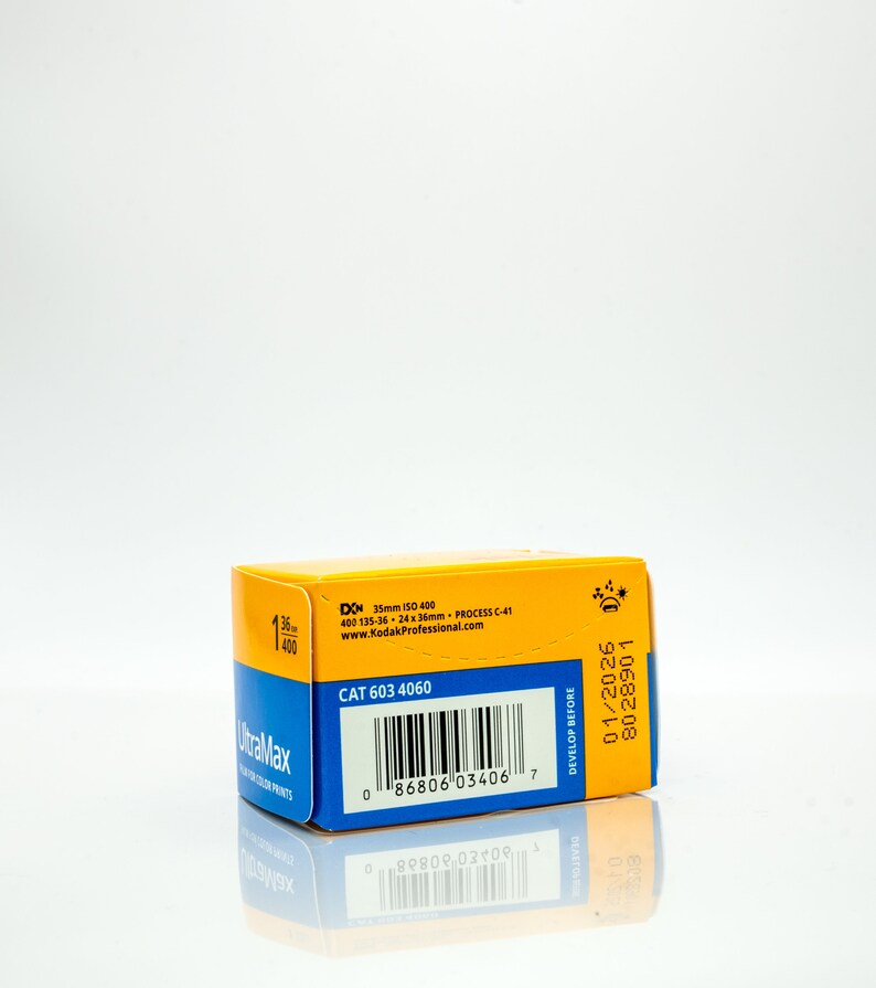 Kodak Ultramax 400 Color 135 35mm Film 36 Exposures - Etsy