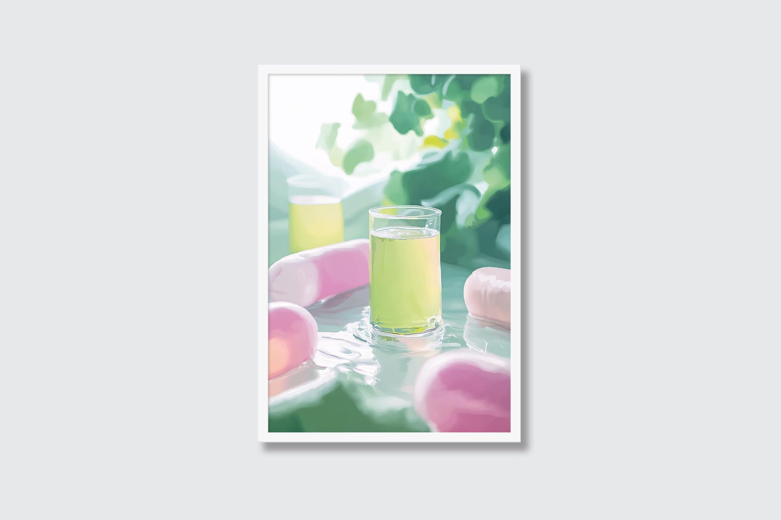 Pastel Lemonade Art Print | Fruit Market Poster, Lemon Kitchen Art ...
