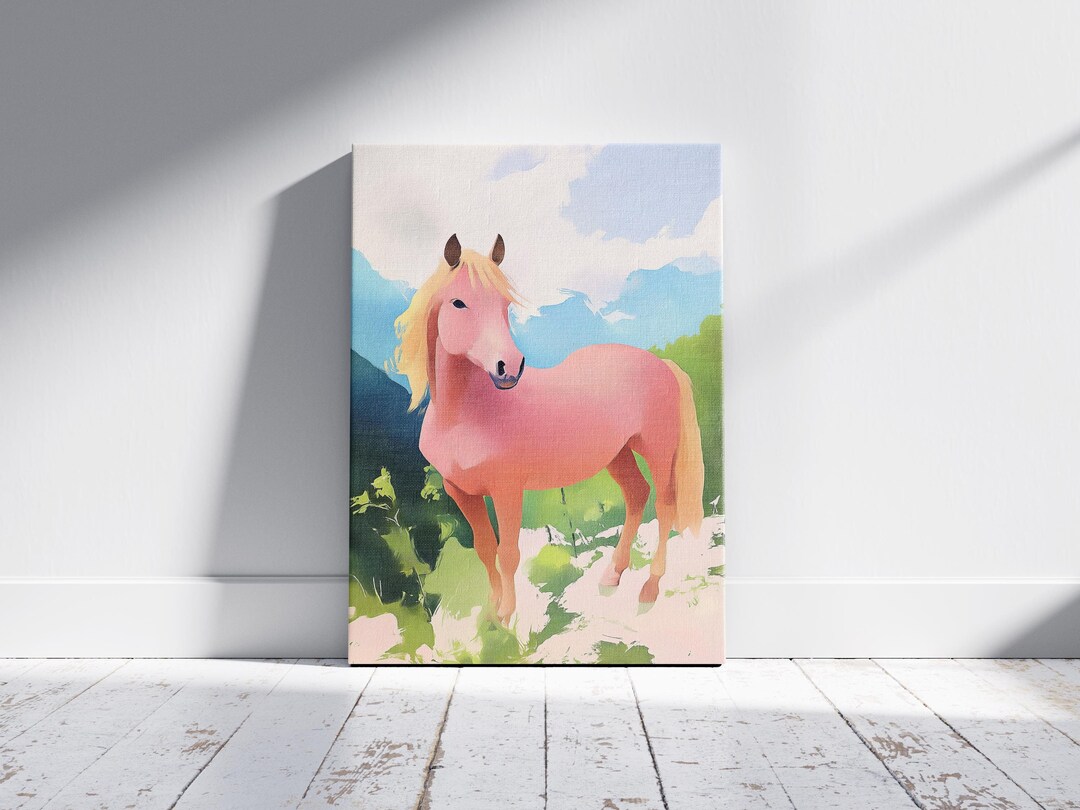 Pastel Cute My Little Pony Print Horse Artwork, Equine Art, Beautiful ...