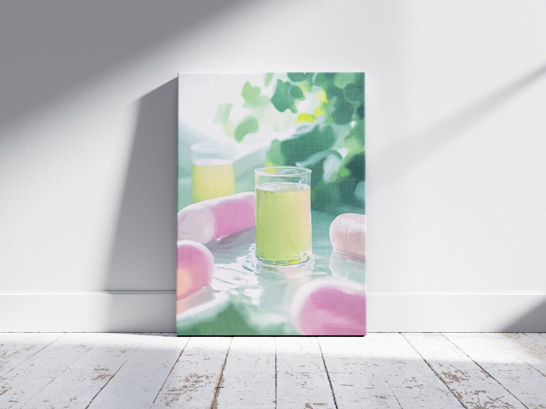 Pastel Lemonade Art Print Fruit Market Poster, Lemon Kitchen Art ...