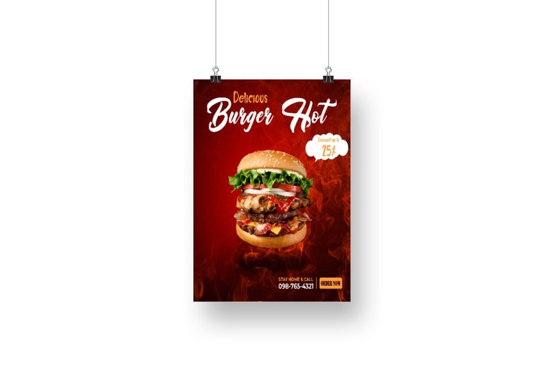 Food Menu and Restaurant Poster Template - Etsy