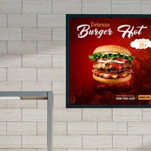 Food Menu and Restaurant Poster Template - Etsy