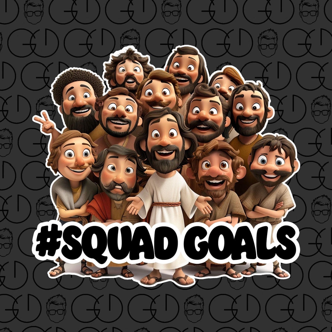 Jesus & Disciples "squad Goals" Digital Download | Christian Humor ...