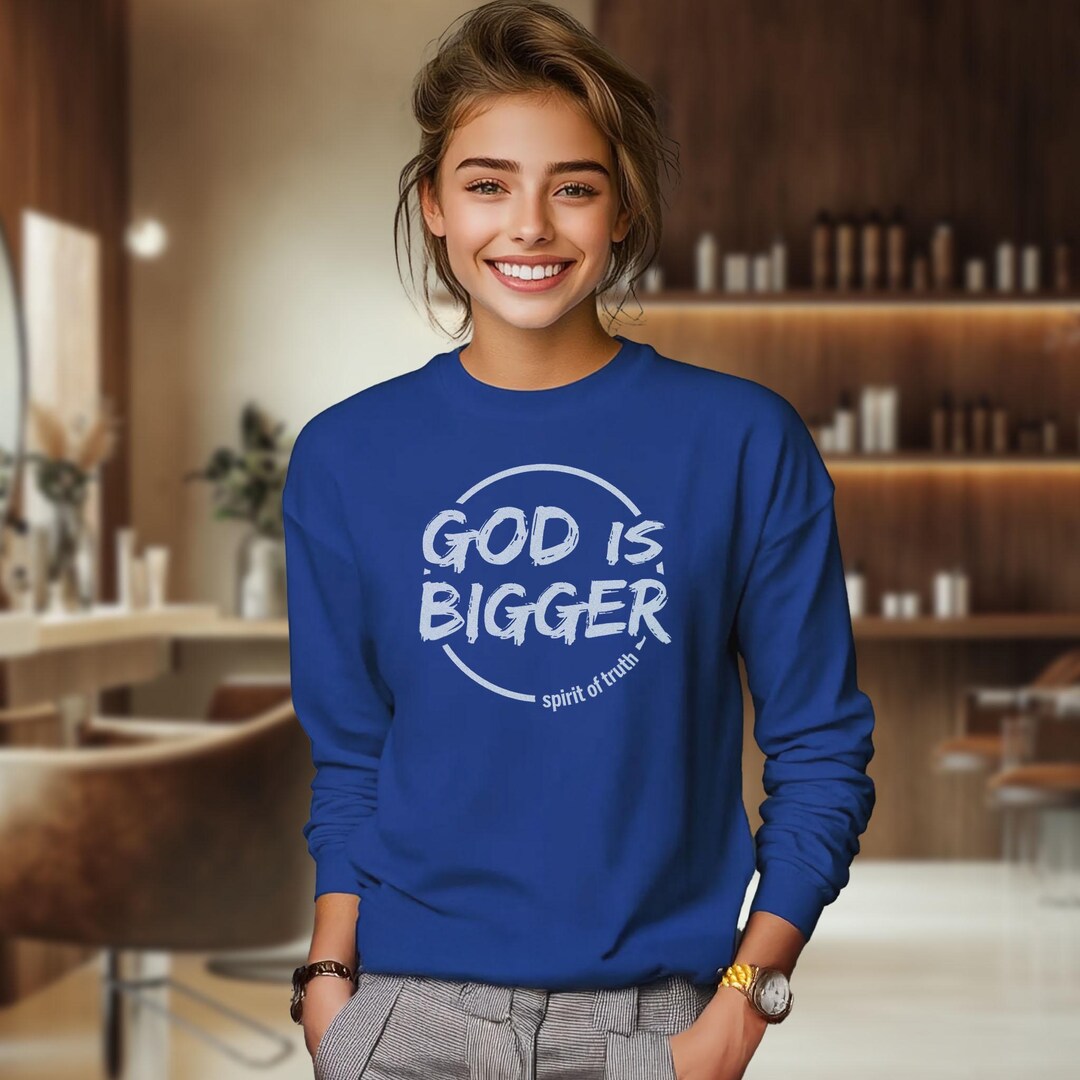 Custom "god is Bigger" Graphic Long-sleeve T-shirt | Unisex ...