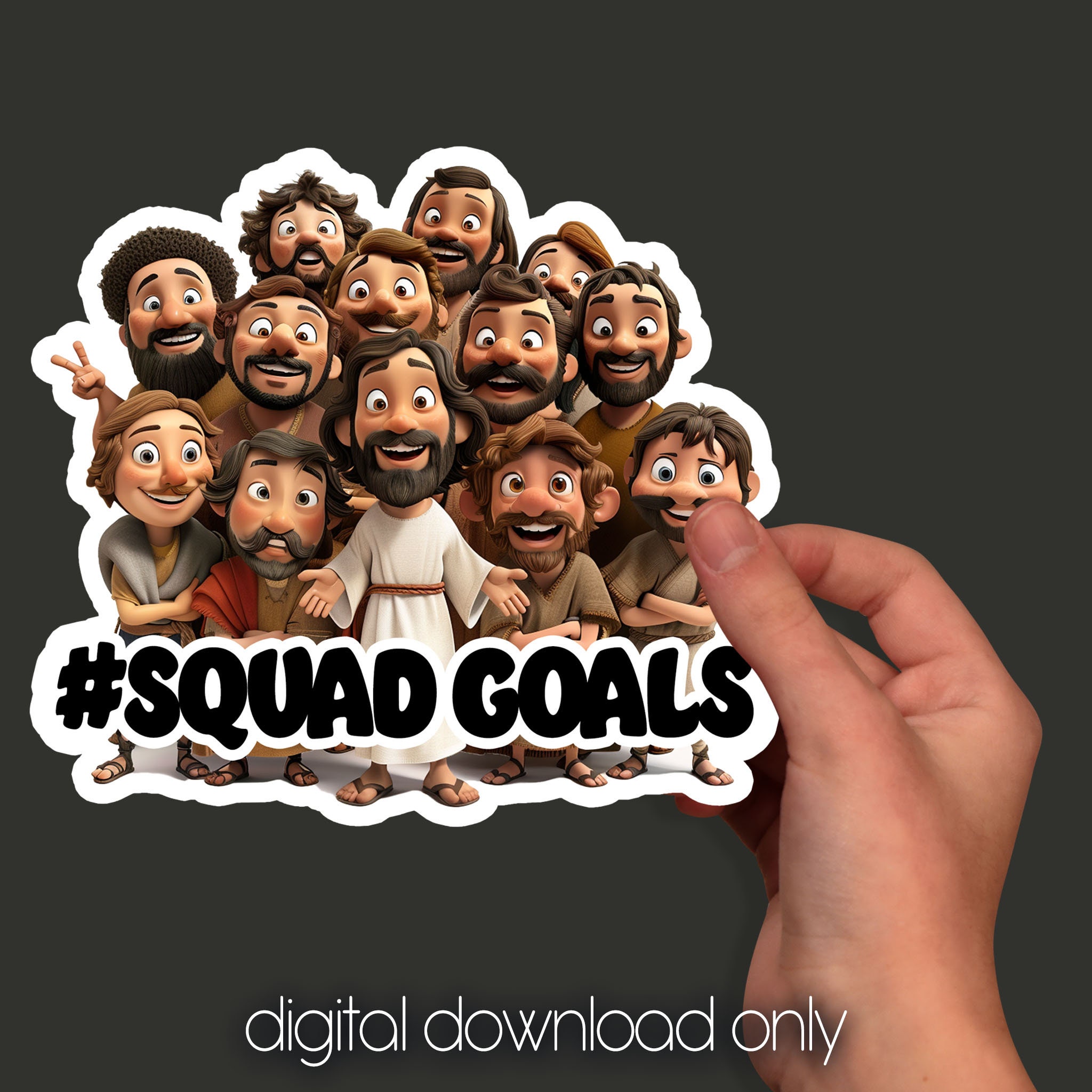 Jesus & Disciples "squad Goals" Digital Download | Christian Humor ...