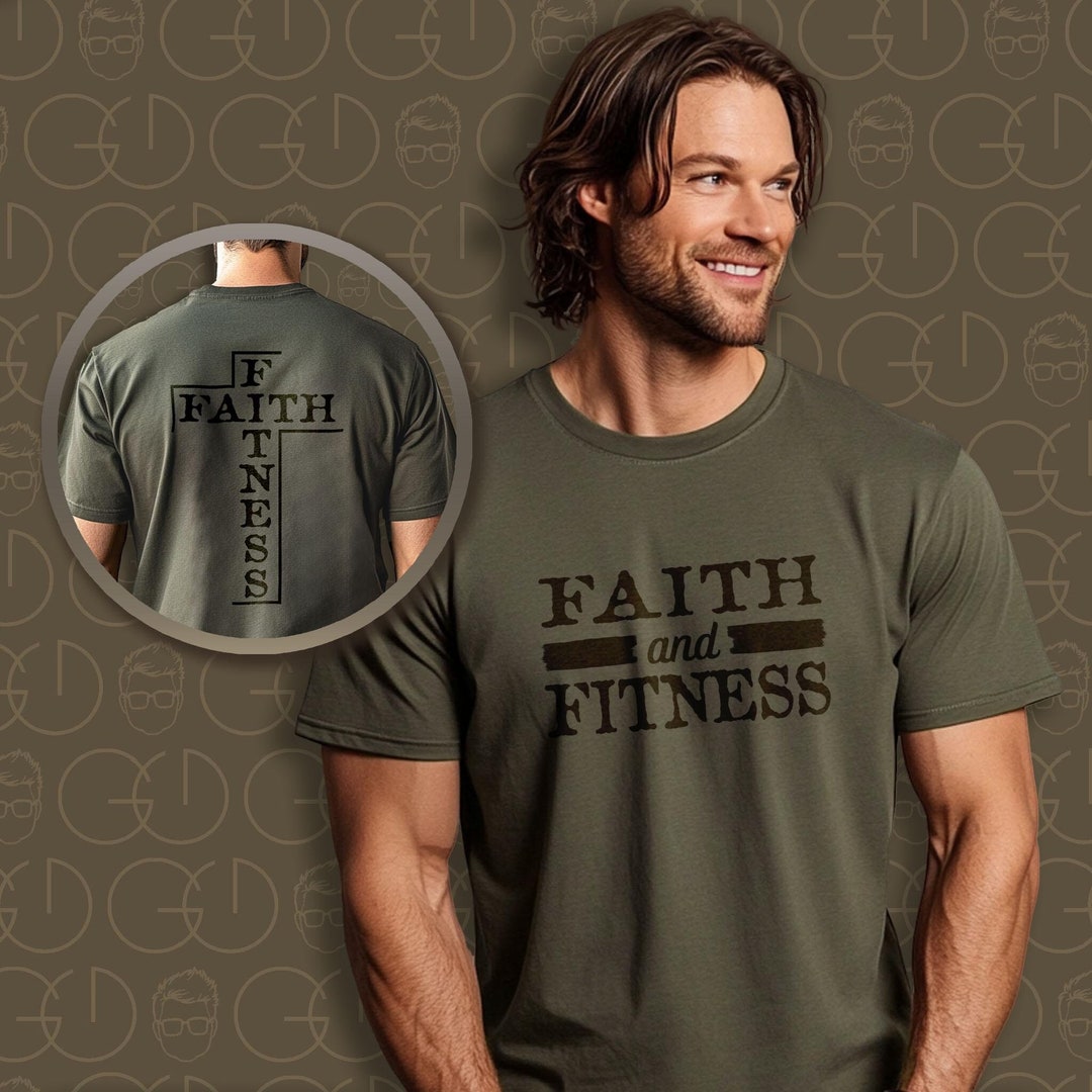 Christian "faith and Fitness" T-shirt | Unisex Christian Workout ...