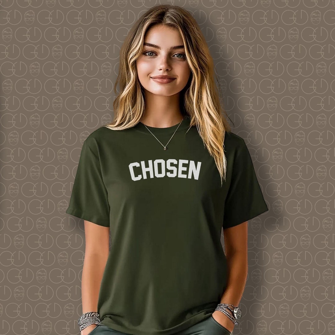 Christian Shirt, Chosen Shirt, Bible Verse Shirt, Christian Apparel ...
