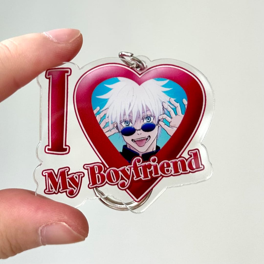 Gojo Keychain | JJK | Anime Keychain | Acrylic Charm - Etsy Canada
