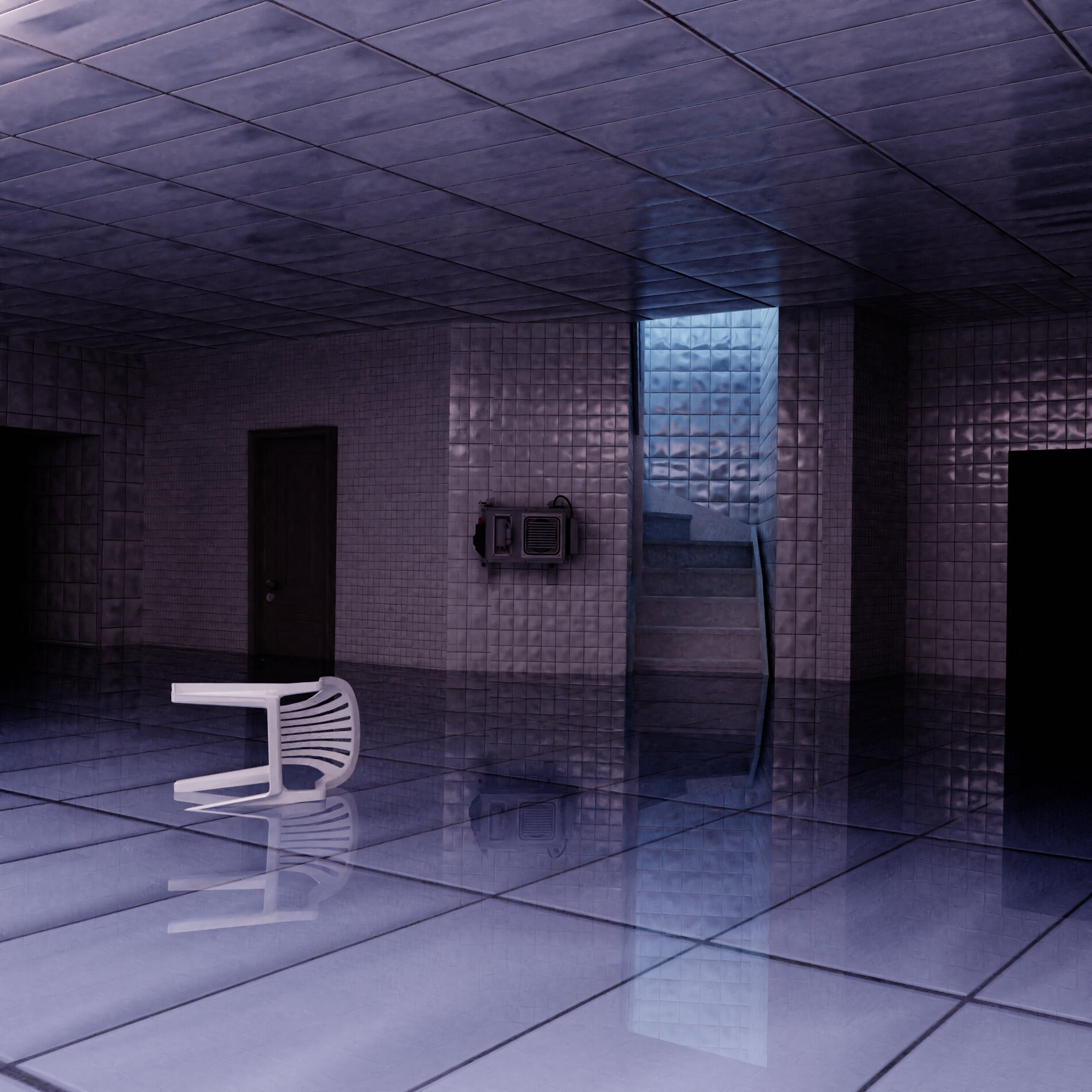 Liminal Basement Original Print - Etsy