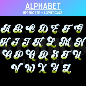 Asher Bold Script Canva Frame Font: Cursive Digital Download - Etsy