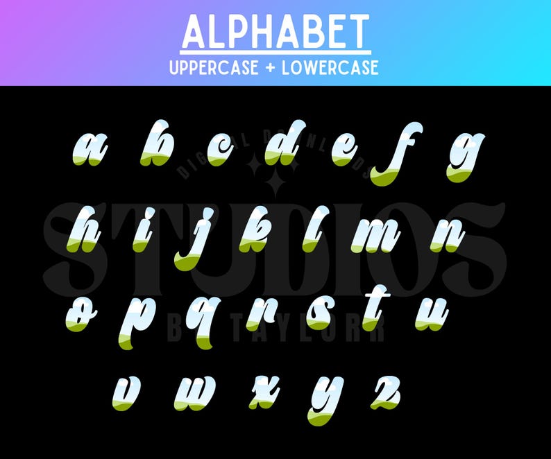 Asher Bold Script Canva Frame Font: Cursive Digital Download - Etsy