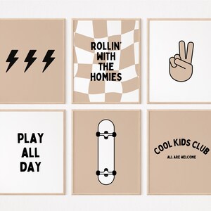 Boys Room 6x Cool Kid Downloadable Prints, Kids Room, Nursery Wall Art ...