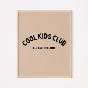 Boys Room 6x Cool Kid Downloadable Prints, Kids Room, Nursery Wall Art ...
