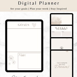 Aesthetic Digital Planner / Journal - Etsy