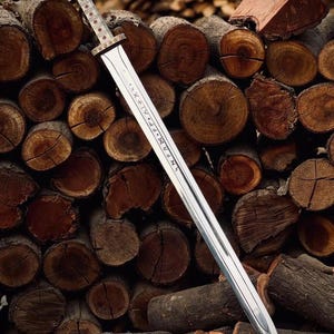 King Ragnar Lothbrok Viking Sword, Handcrafted Norse Replica Nordic ...