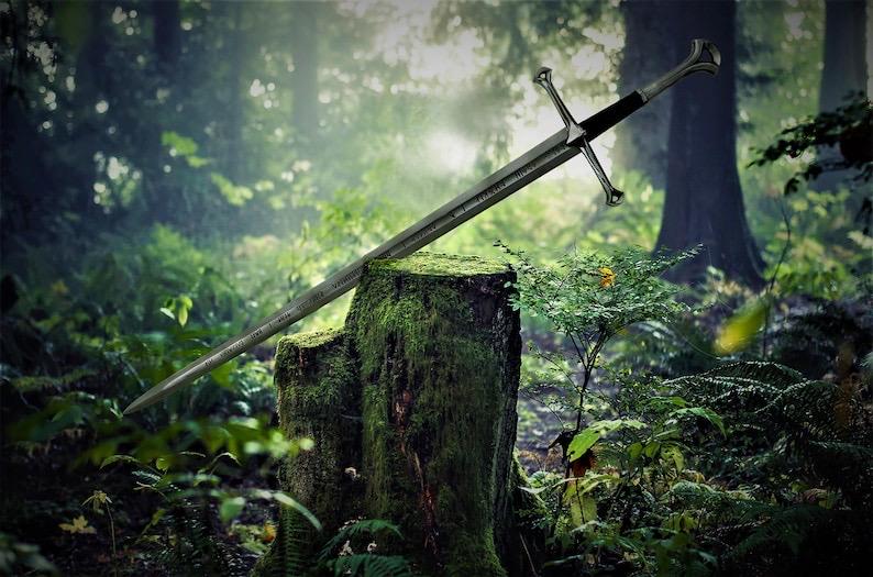 King Ragnar Lothbrok Viking Sword, Handcrafted Norse Replica Nordic ...