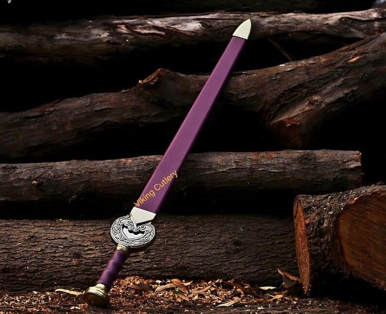 King Ragnar Lothbrok Viking Sword, Handcrafted Norse Replica Nordic ...