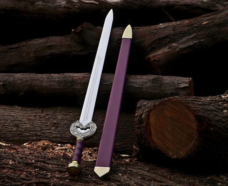 King Ragnar Lothbrok Viking Sword, Handcrafted Norse Replica Nordic ...