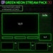Green Neon Stream Overlay Pack | Twitch & Youtube (instant Download) - Etsy