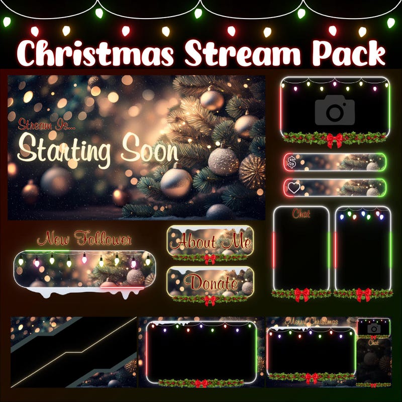 Christmas Overlay - Etsy