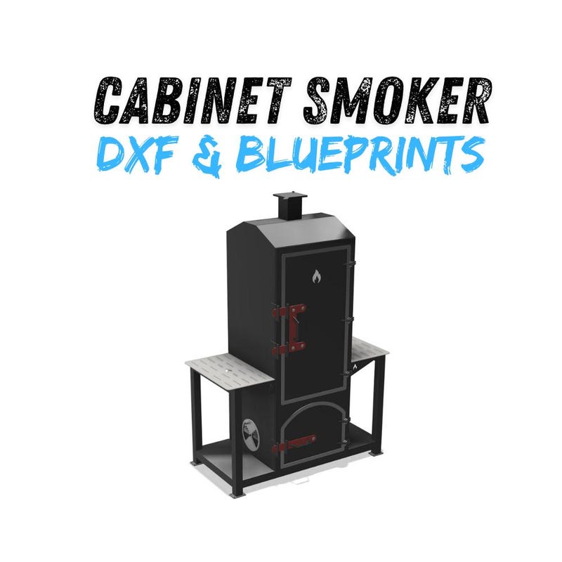 Smoker Dxf and Blueprints - Etsy