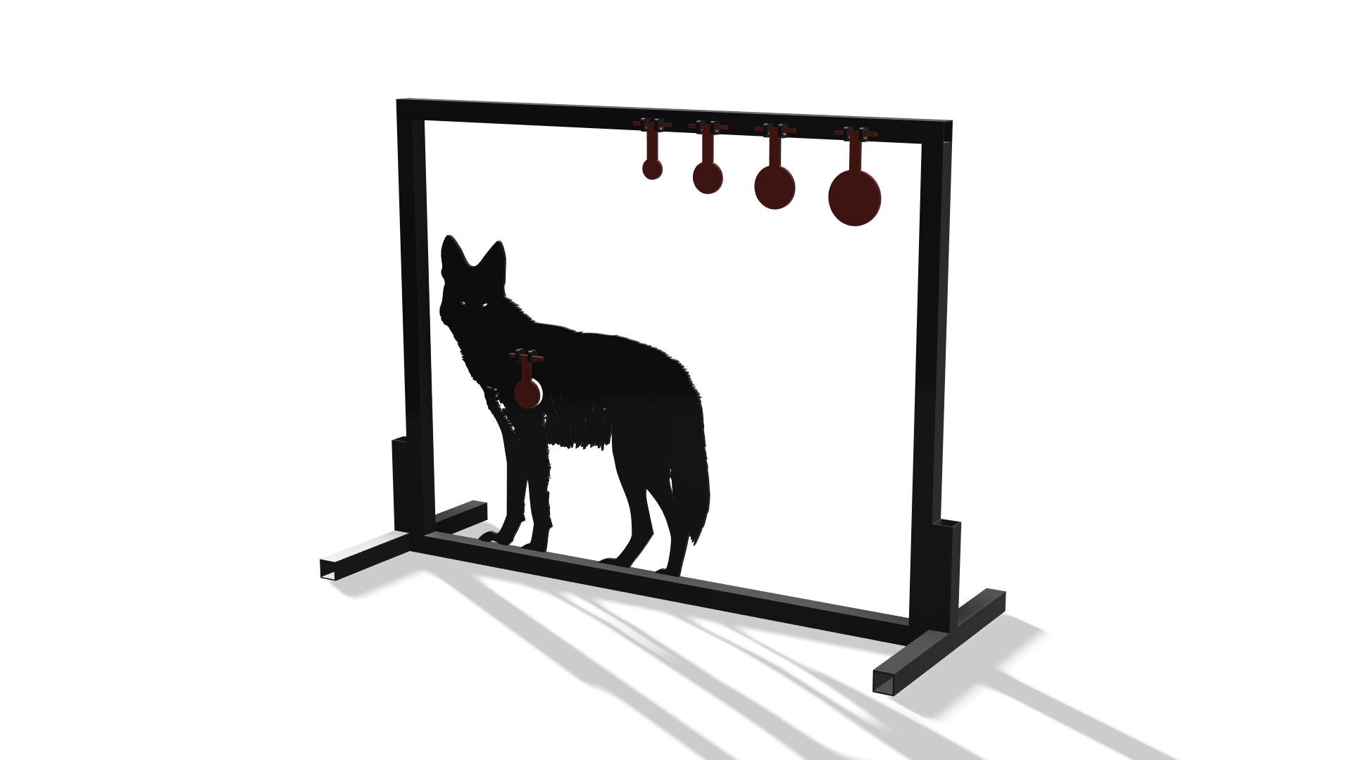 Coyote Shooting Target DXF & Blueprints - Etsy