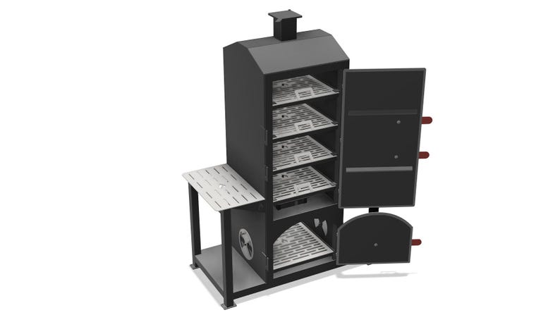 Cabinet Smoker DXF & Blueprints - Etsy