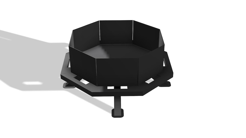 Octagon Fire Pit With Ring DXF & Blueprints - Etsy