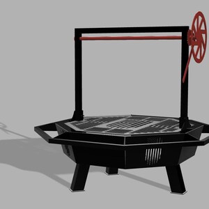 Octagon Santa Maria Grill DXF & Blueprints - Etsy