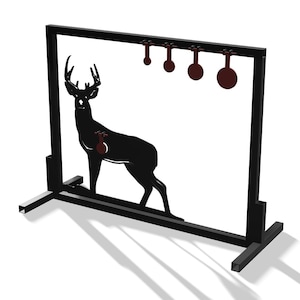 Deer Shooting Target DXF & Blueprints - Etsy