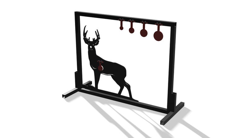 Deer Shooting Target DXF & Blueprints - Etsy
