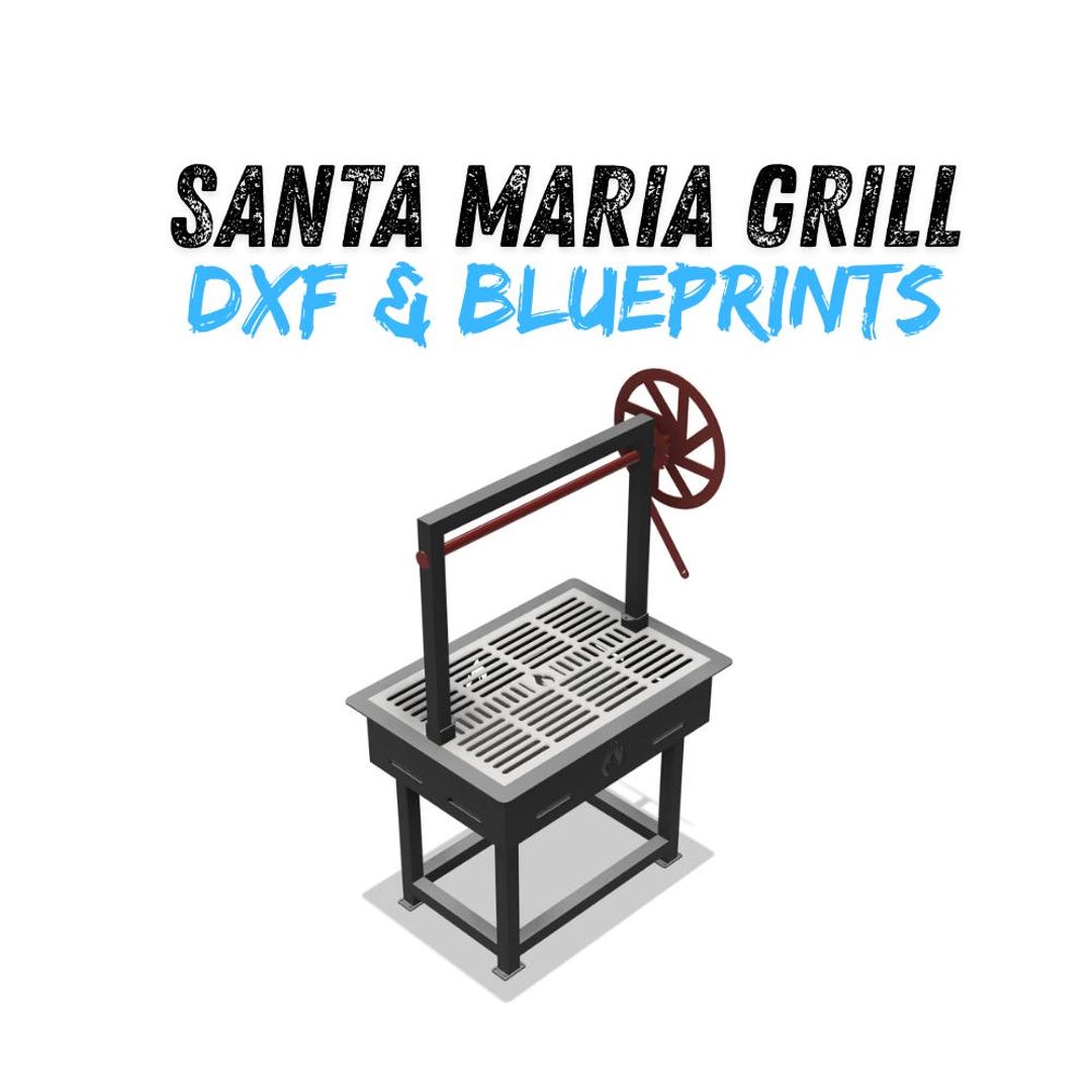 Santa Maria Grill DXF & Blueprints - Etsy