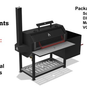 Smoker DXF & Blueprints - Etsy