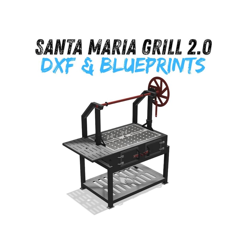Santa Maria Grill 2.0 DXF & Blueprints - Etsy