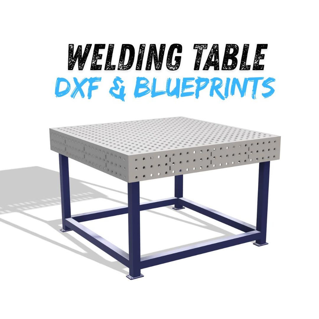 Welding Table DXF & Blueprints - Etsy