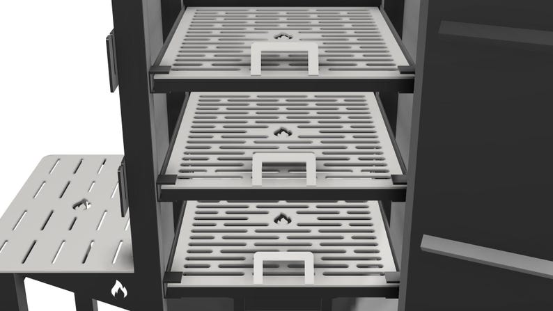 Cabinet Smoker DXF & Blueprints - Etsy