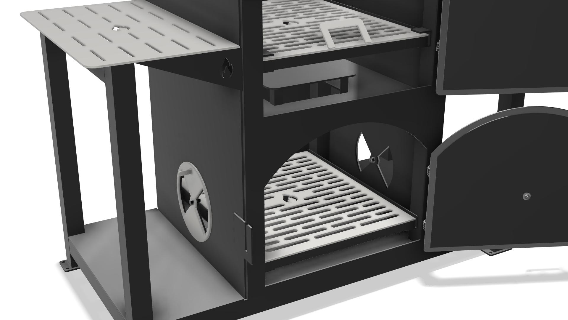 Cabinet Smoker DXF & Blueprints - Etsy
