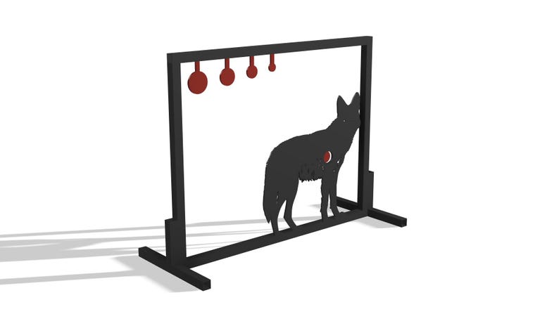 Coyote Shooting Target DXF & Blueprints - Etsy