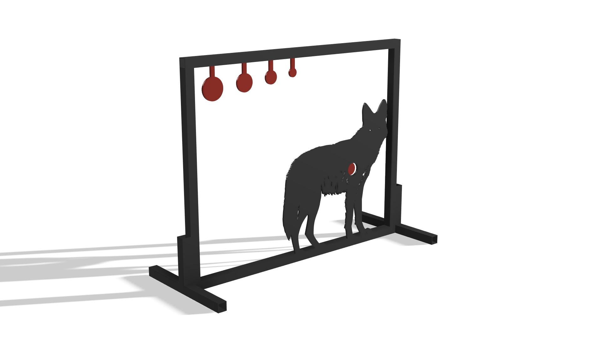 Coyote Shooting Target DXF & Blueprints - Etsy