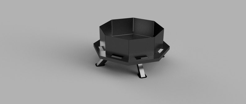 Octagon Fire Pit With Ring DIY Plans - Etsy