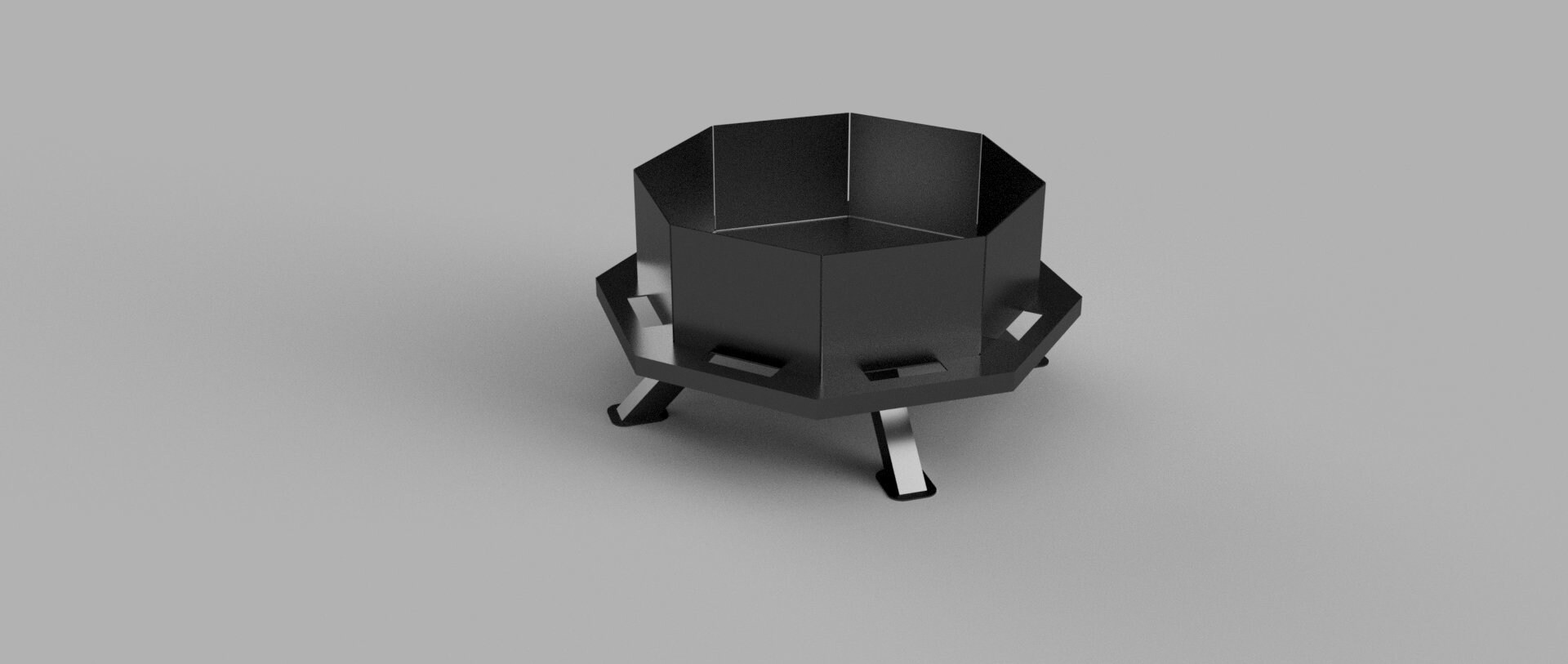 Octagon Fire Pit With Ring DXF & Blueprints - Etsy