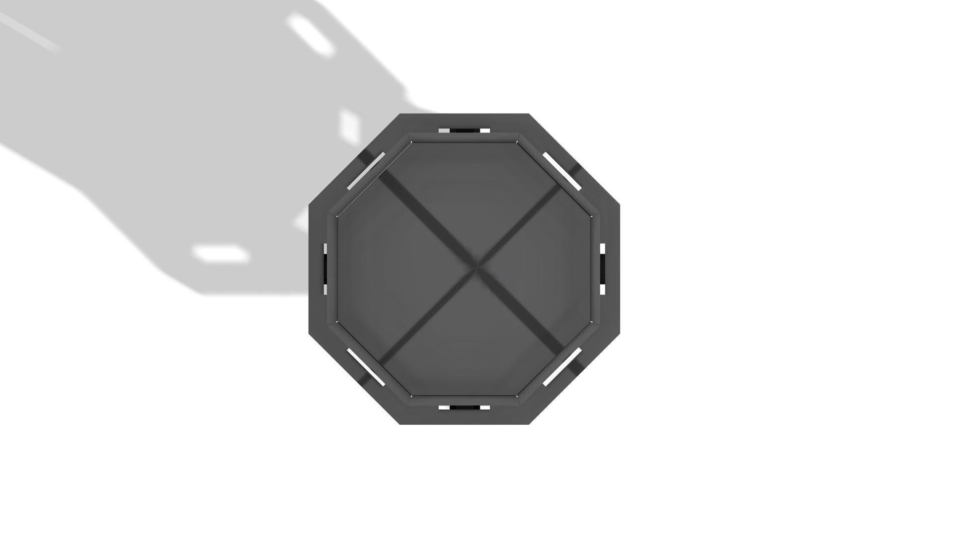 Octagon Fire Pit With Ring DXF & Blueprints - Etsy