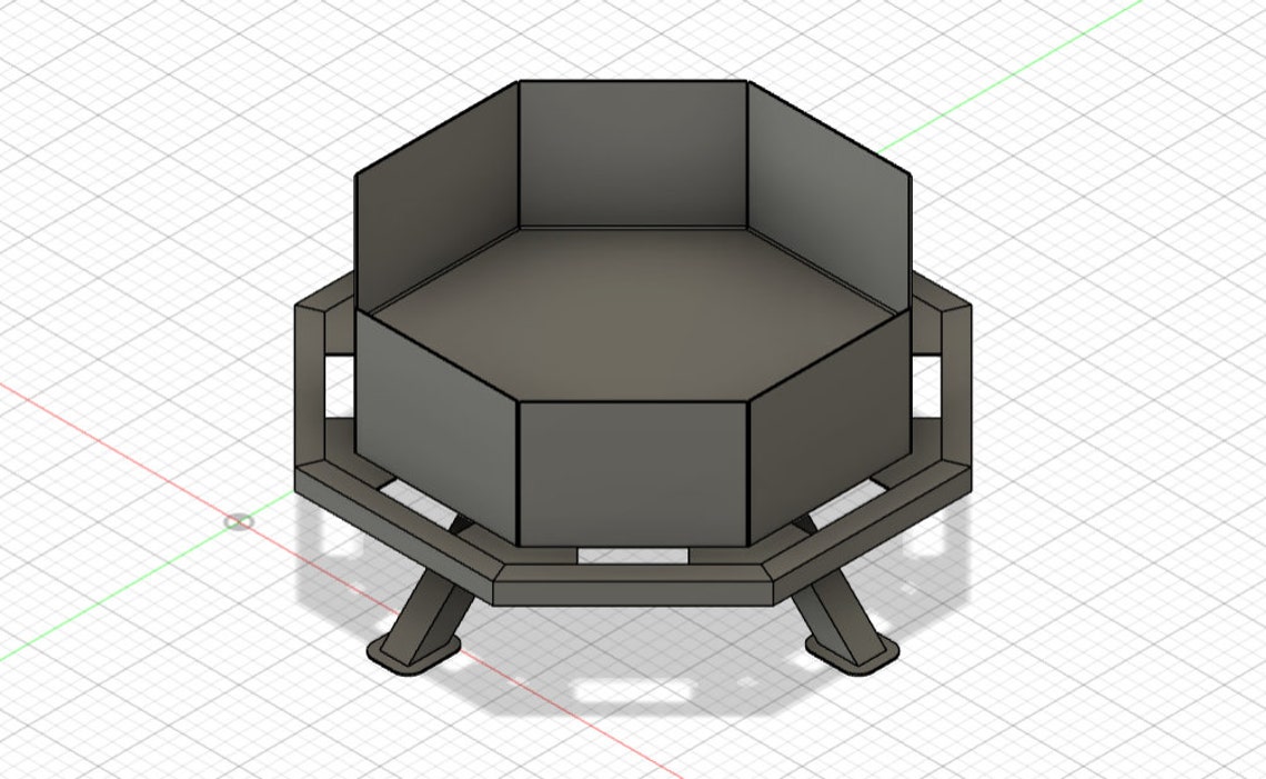 Octagon Fire Pit With Ring DIY Plans - Etsy