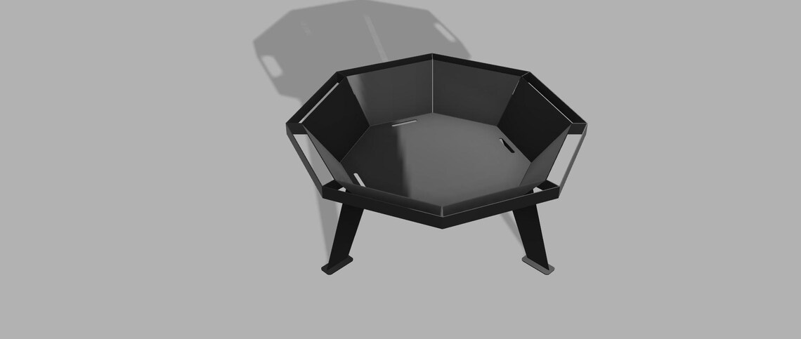 Basic Octagon Fire Pit DXF & Blueprints - Etsy